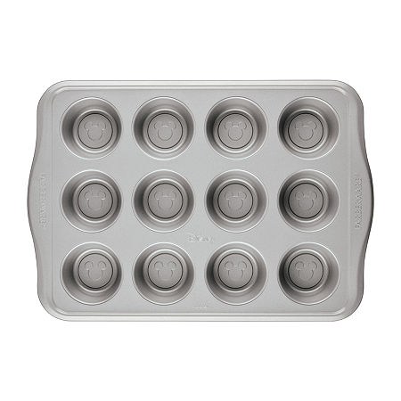 Farberware Bake with Mickey Mouse 12-Cup Muffin Pan - Black
