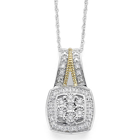 Click here for Diamond Blossom 1/10 CT.T.W. Natural Diamond Cushi... prices