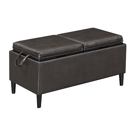 Click here for Designs4comfort Storage Ottoman  One Size  Brown prices