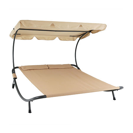 Click here for Chaise Rocking Lounge Chair with Canopy and Pillow... prices