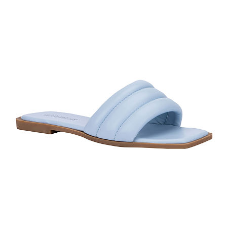 Click here for Womens Olivia Miller Indigo Slide Sandals prices