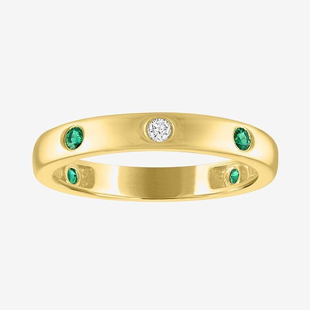 Click here for Lab Created Gemstone and 1/10 CT. T.W. Lab Grown D... prices