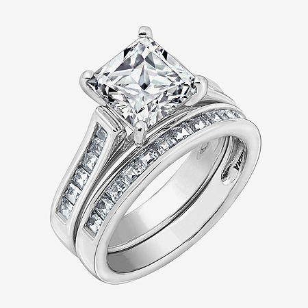 Click here for DiamonArt Cubic Zirconia 3 3/4 CT. T.W. Bridal Rin... prices