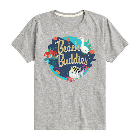 Click here for Disney Collection Little & Big Kid Girls Crew Neck... prices