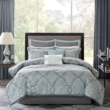 Click here for Madison Park Lavine 12-Pc. Comforter Set  Californ... prices