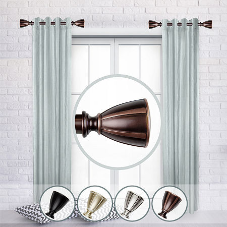 Click here for Rod Desyne (Set Of 2) Ayla 1 IN Adjustable Side Cu... prices