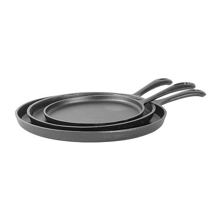 Click here for Commercial Chef 3-Piece Cast Iron Griddle  One Siz... prices
