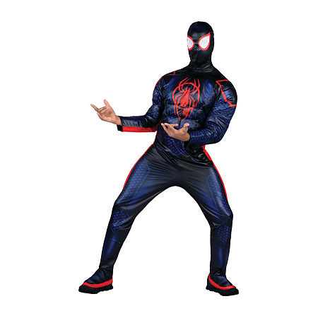 Click here for Mens Qualux Marvel Spiderman Costume  X-large  Bla... prices
