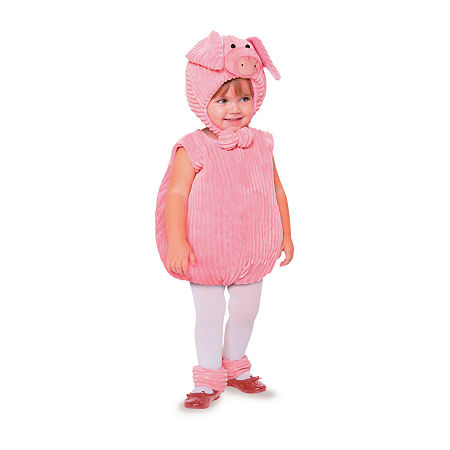 Click here for Toddler Unisex Pig Costume  3t-4t  Pink prices