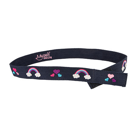 Click here for Myself Belts Toddler Girls Adaptive Rainbow Belt... prices