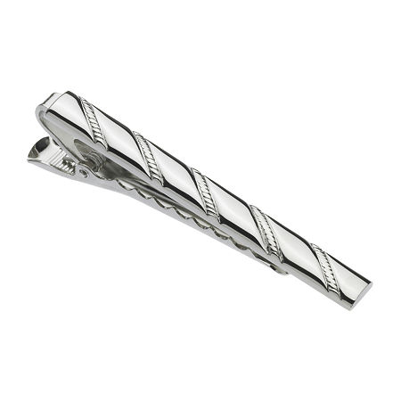Click here for Rhodium-Plated Tie Bar  One Size  Gray prices