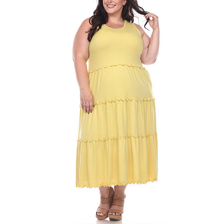 Click here for White Mark Womens Sleeveless Midi Maxi Dress Plus... prices