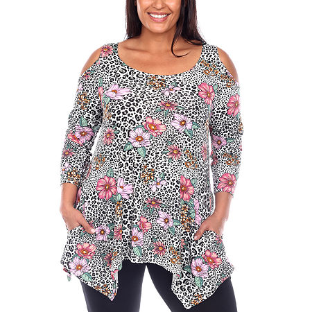Click here for Plus Size White Mark Antonia Tunic prices