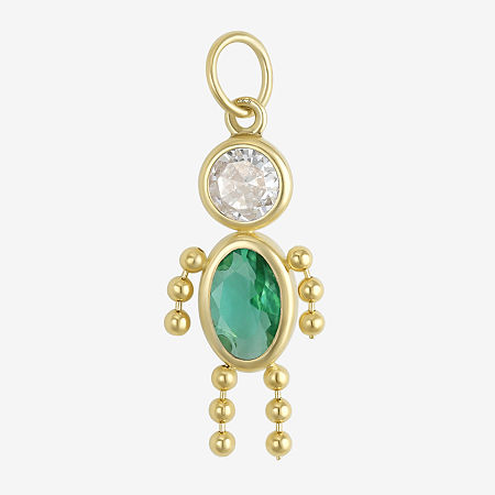 Click here for 10K Gold May Birthstone Babies Boy Charm  One Size prices