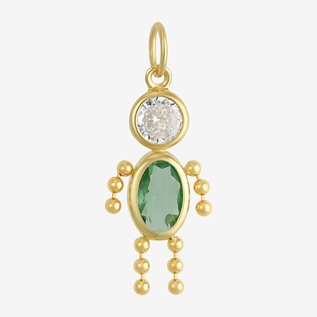 Click here for 10K Gold August Birthstone Babies Boy Charm  One S... prices