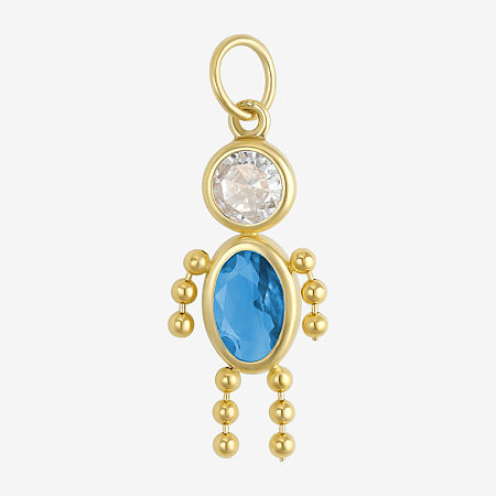 Click here for 10K Gold December Birthstone Babies Boy Charm  One... prices