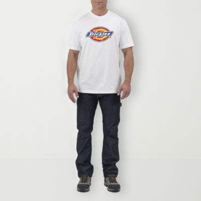 Dickies Logo Chest Mens Crew Neck Short Sleeve Regular Fit Graphic T ...