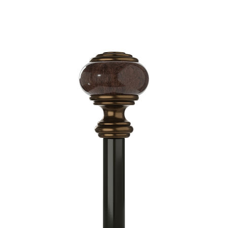 Click here for Umbra Marble Knob 1 IN Adjustable Curtain Rod  One... prices