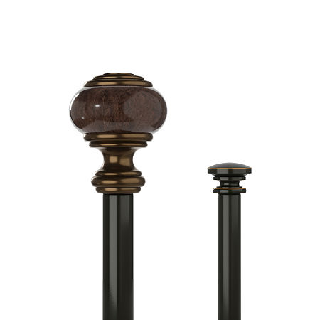 Click here for Umbra Marble Knob Double Curtain Rod  One Size  Br... prices