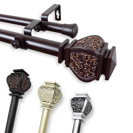 Click here for Rod Desyne Margot 1 Adjustable Double Curtain Rod... prices