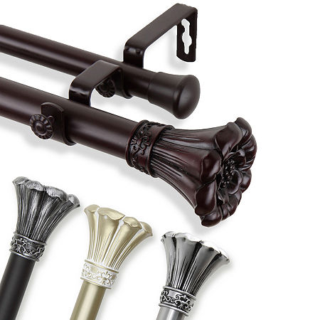 Click here for Rod Desyne Blossom 1 Adjustable Double Curtain Rod... prices