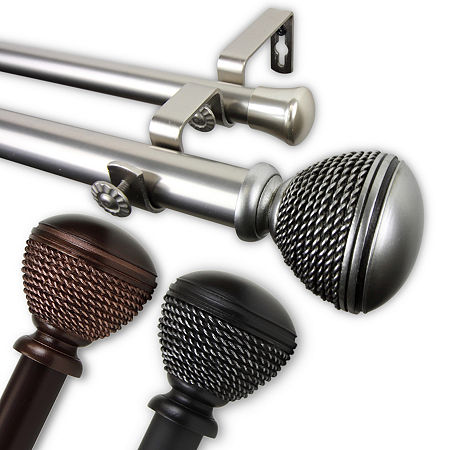 Click here for Rod Desyne Braided Double Curtain Rod  One Size  S... prices