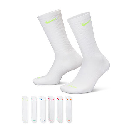Nike Unisex Everyday Plus Cushioned Training Crew Socks (6 Pairs) - Multi-color