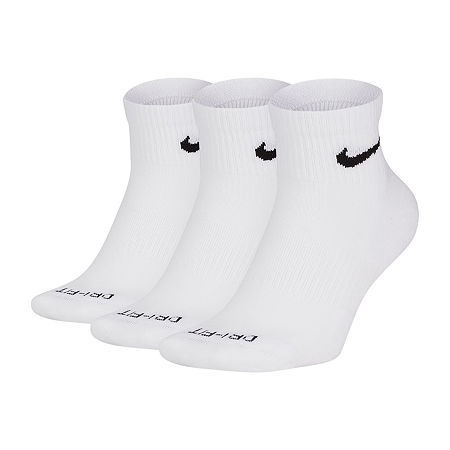 Click here for Unisex Nike Dri-fit Cushion Quarter Socks 3-Pack -... prices