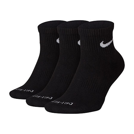 Click here for Unisex Nike Dri-fit Cushion Quarter Socks 3-Pack -... prices