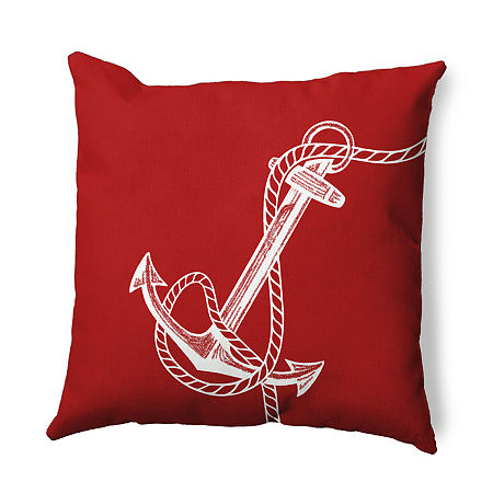 Click here for E By Design Anchored Reversible Square Throw Pillo... prices