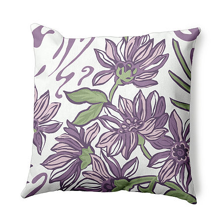Click here for Iona Square Throw Pillow  One Size  Purple prices