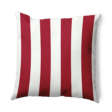Click here for Vertical Stripes Square Throw Pillow  One Size  Re... prices