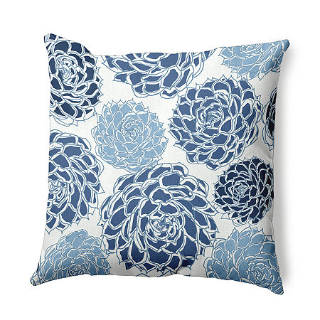 Click here for Olivia Square Throw Pillow  One Size  Blue prices