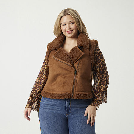 Click here for JS Jessica Simpson Womens Plus Faux Fur Shearling... prices