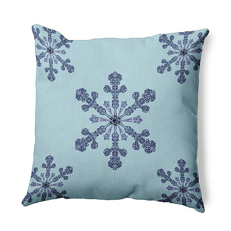 Click here for Vail Square Throw Pillow  One Size  Blue prices