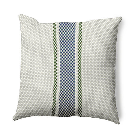 Click here for Grain Sack Square Throw Pillow  One Size  White prices