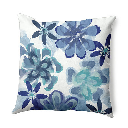 Click here for Ani Square Throw Pillow  One Size  Blue prices
