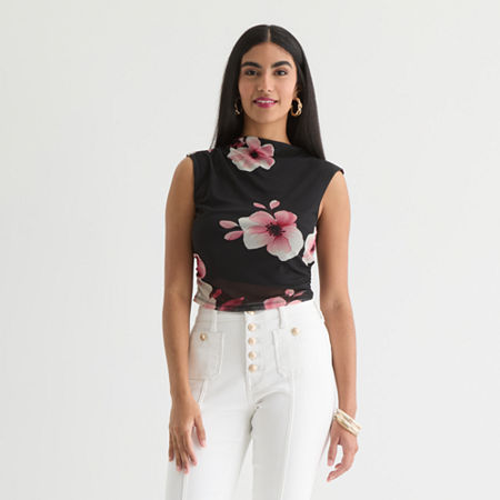 Click here for Bold Elements Womens Crew Neck Sleeveless Crop Top... prices