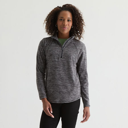 Click here for St. Johns Bay Womens Long Sleeve Quarter-Zip Pullo... prices