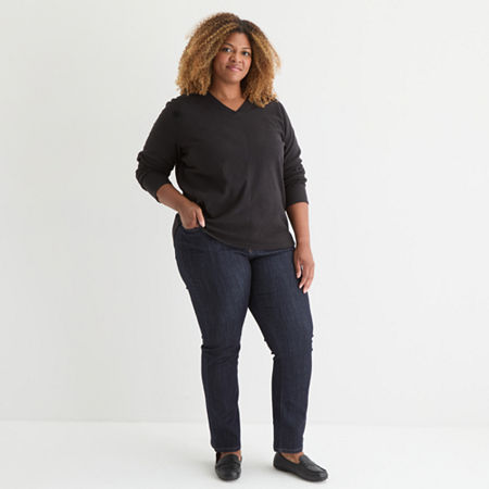 Click here for St. Johns Bay Womens Polar Fleece V Neck Long Slee... prices