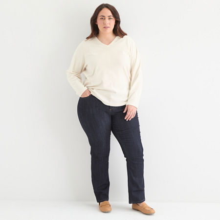 Click here for St. Johns Bay Womens Polar Fleece V Neck Long Slee... prices