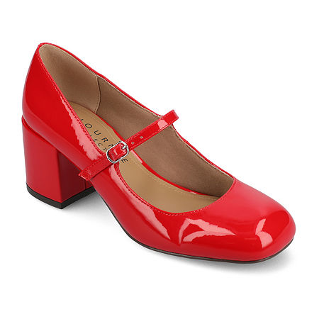 Click here for Journee Collection Okenna Womens Square Closed Toe... prices