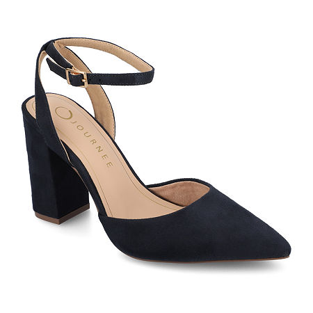 Click here for Journee Collection Tyyra Womens Pointed Block Heel... prices