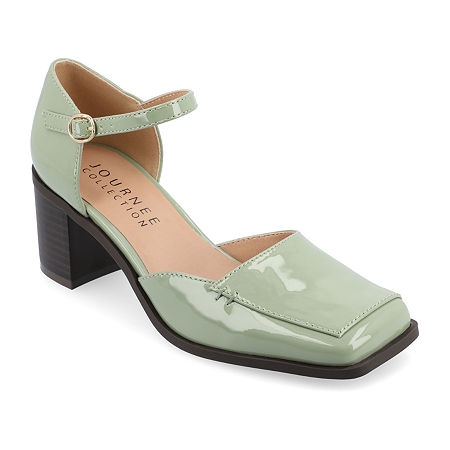 Click here for Journee Collection Womens Evangeline Square Toe Pu... prices