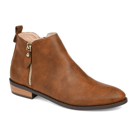 Click here for Journee Collection Womens Ellis Stacked Heel Booti... prices