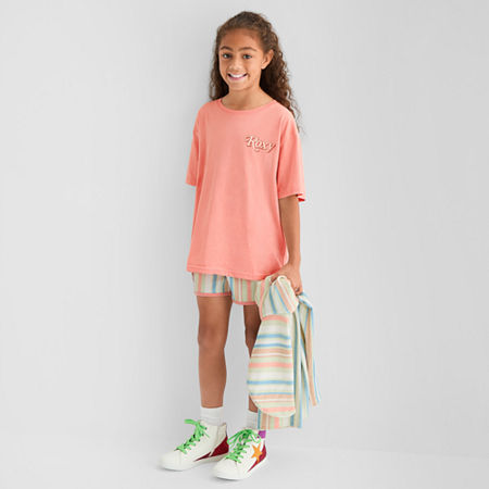 Click here for Roxy Big Kid Girls Crew Neck Short Sleeve Oversize... prices