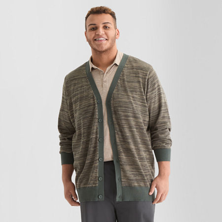 Click here for Stylus Mens V Neck Long Sleeve Button Open Front B... prices