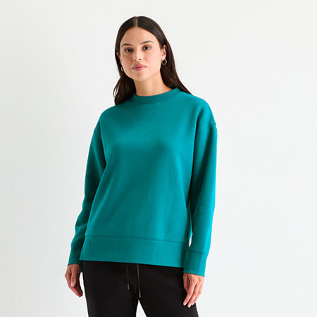 Click here for Xersion Womens Oversized Super Soft Fleece Crewnec... prices