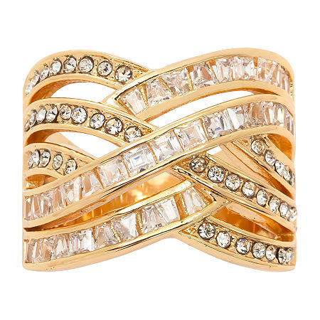Click here for Sparkle Allure Womens Cubic Zirconia 14K Gold Over... prices