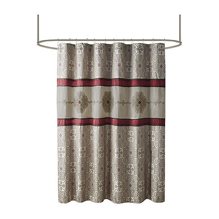 Click here for Madison Park Donovan Embroidered Shower Curtain  7... prices